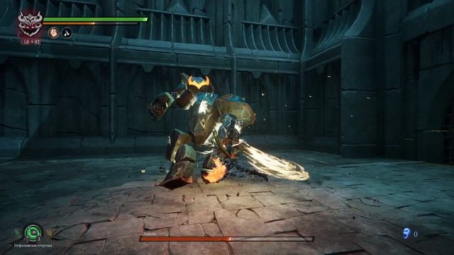 Darksiders III Keepers of the Void - Зайон (Без урона, уровень сложности апокалипсис)