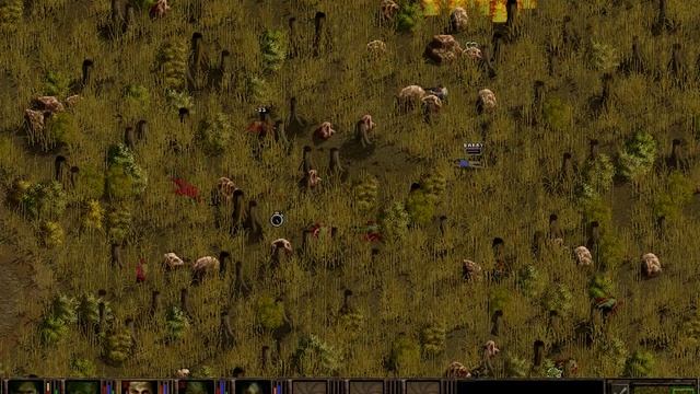 Ja2+AI - Fighting in the woods against 17 enemies (part II)