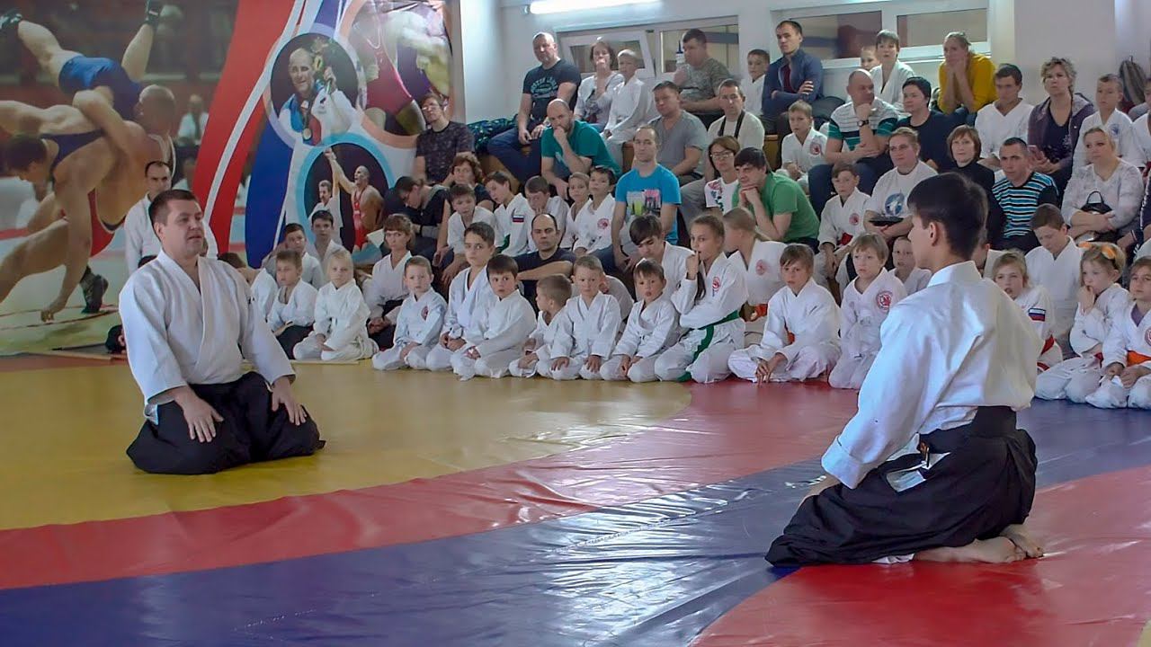 Показательное выступление Корнев Виталий, 4 дан Айкидо Айкикай.