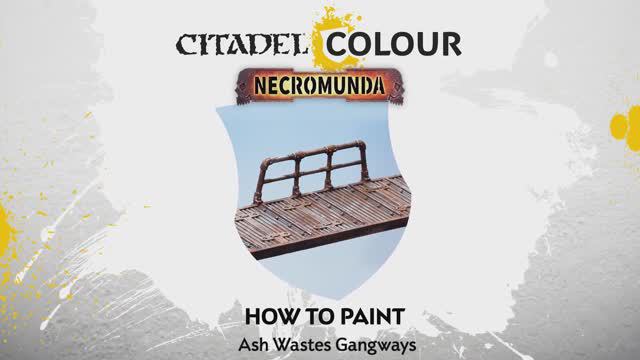 Warhammer 40000 Necromunda How to Paint - Ash Wastes Gangways