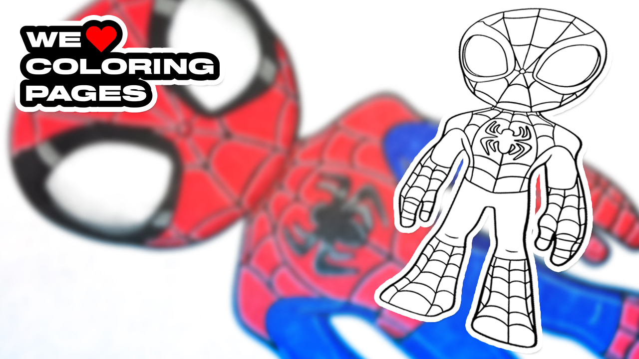 #44 Spidey Раскраска | МЫ ❤️ РАСКРАСКИ