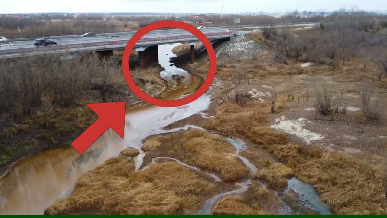 Полёт на Dji mini 2 пролёт под мостом