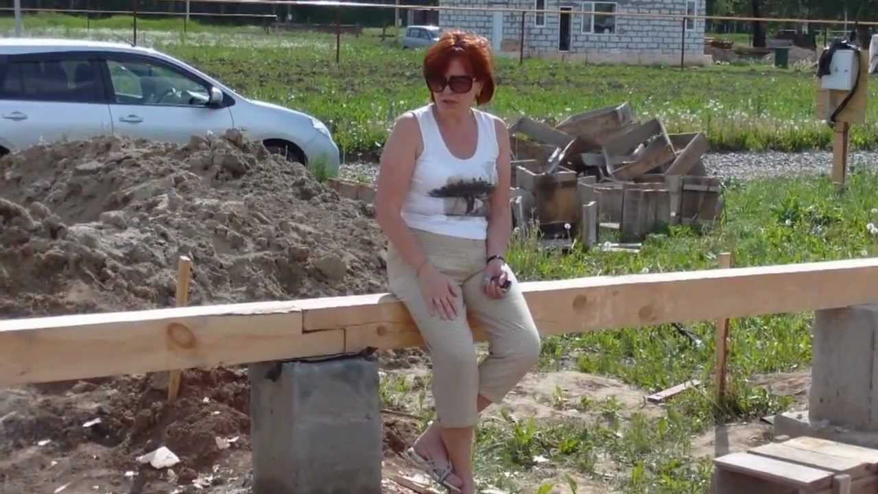 Строительство каркасного дома. Нулевой цикл