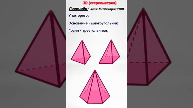 Пирамида #математика #школа #егэ