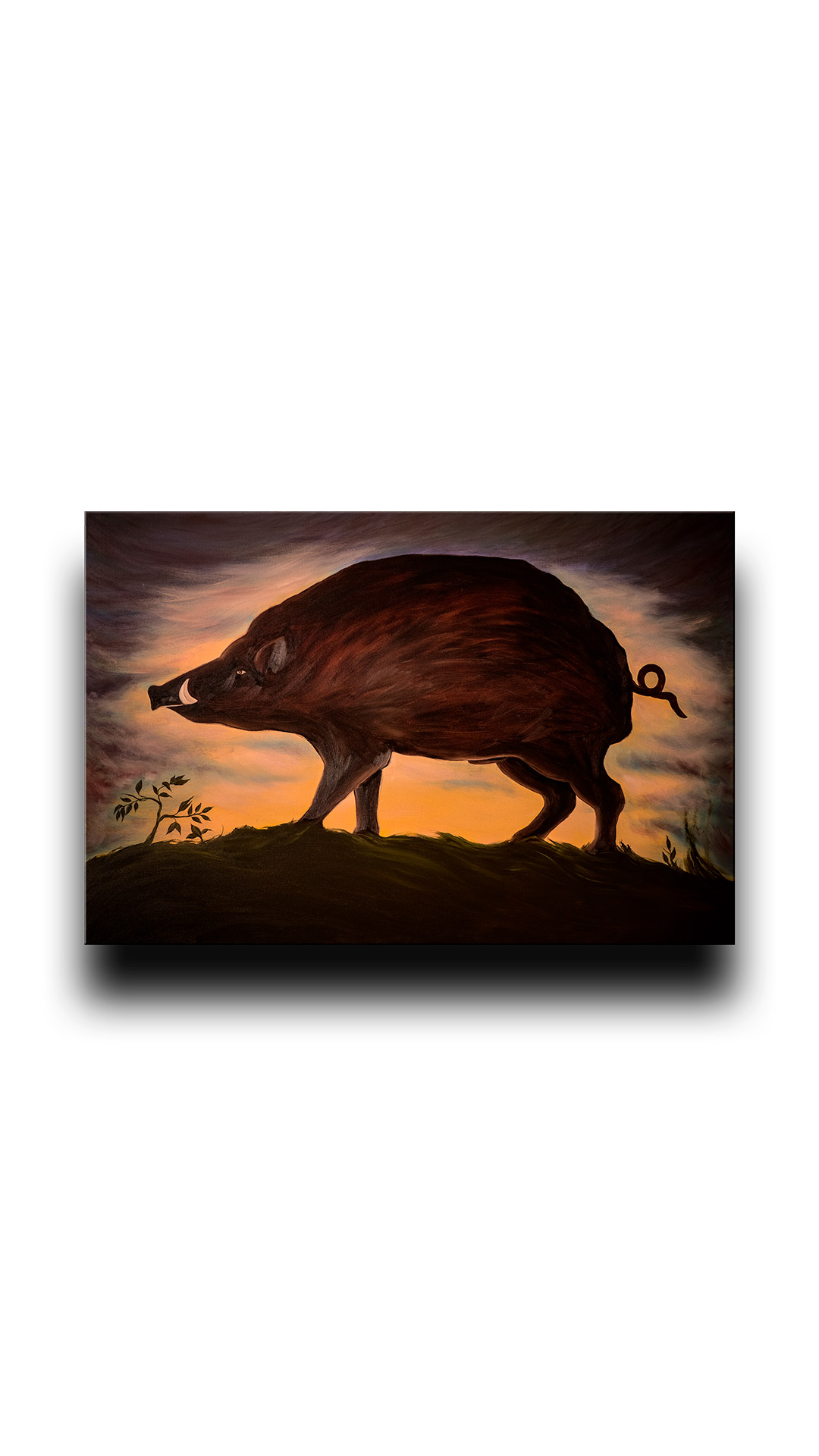 Рисую картину "Кабан" из фильма Отель Гранд Будапешт / The Grand Budapest Hotel