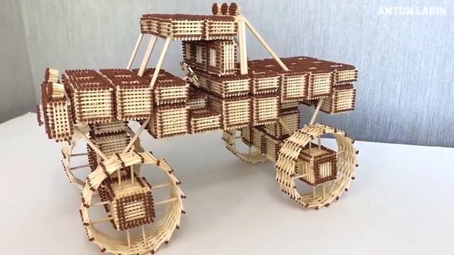 20 Невероятных Вещей Сделанных Из Спичек, От Которых Ты Офигеешь