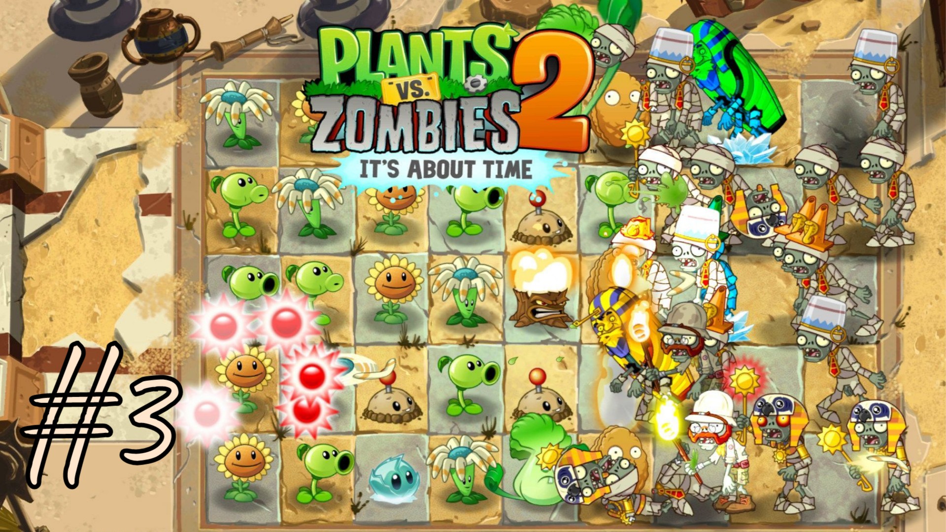 ЗОМБОСС-СФИНКСИНАТОР | Plants vs Zombies 2 (Растения против зомби 2) прохождение #3