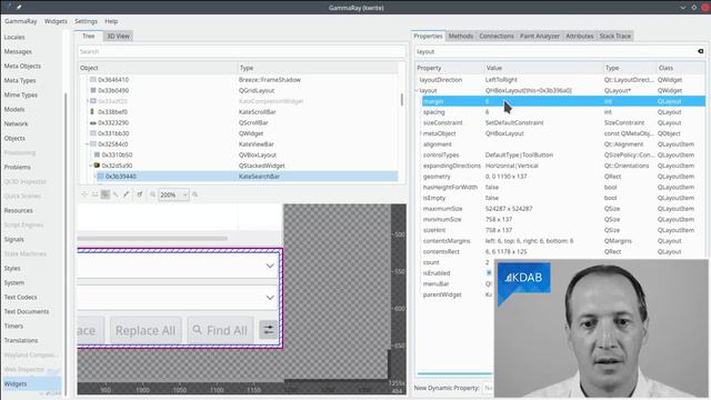 GammaRay Tutorials for Qt Widgets Applications - Investigating & Fixing a Double Margin