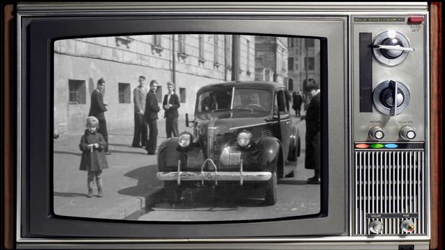 МОСКВА 1937-1940. Прогулка по Садовому Кольцу на автомобиле