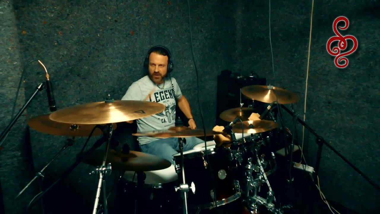 Абрей - запись барабанов на песню "Река покоя" (архив 2016) Kiv Rec