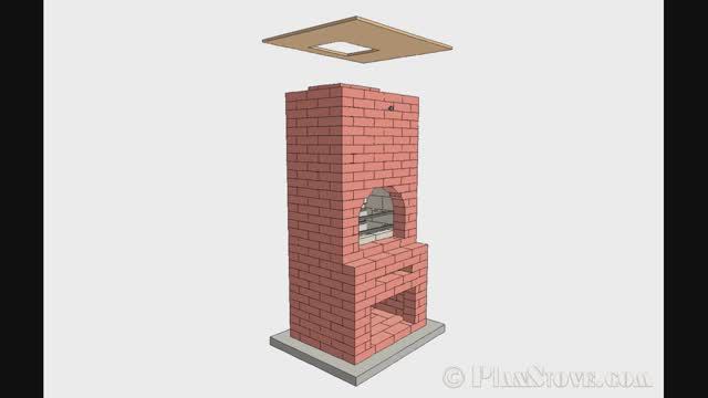 4x3 br-st 2.0.0 - Проект барбекю из кирпича