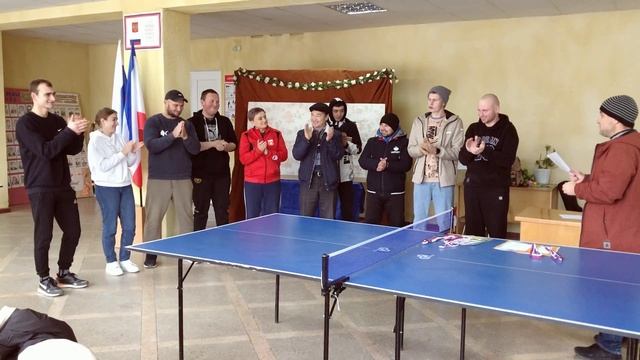 Награждение турнира по настольному теннису (16.12.23)