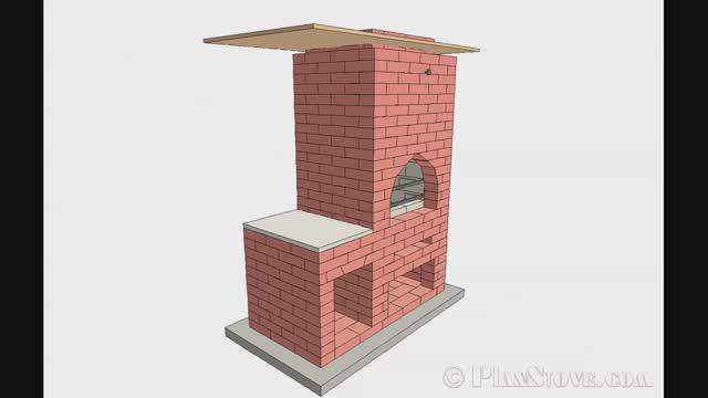 6x3 br-tl-sm 1.0.0 - Проект барбекю из кирпича