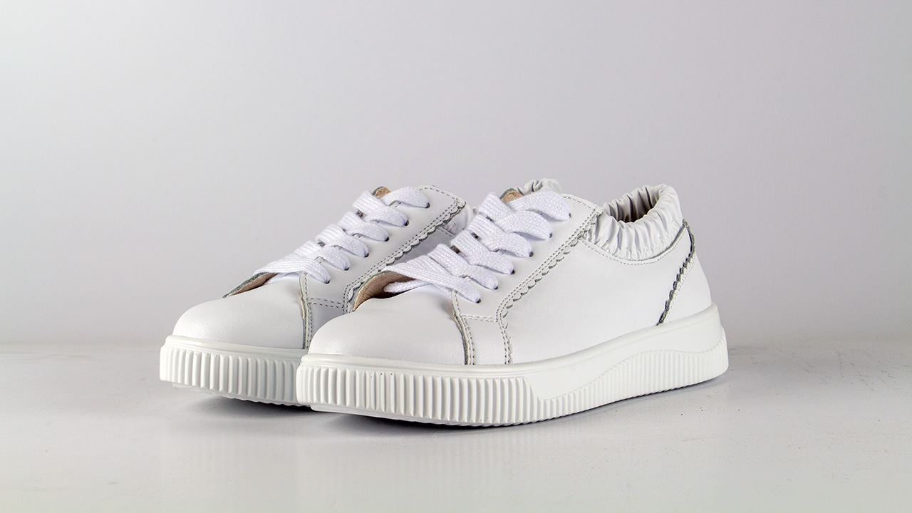 Полукеды Vensi женские белые TU019-1