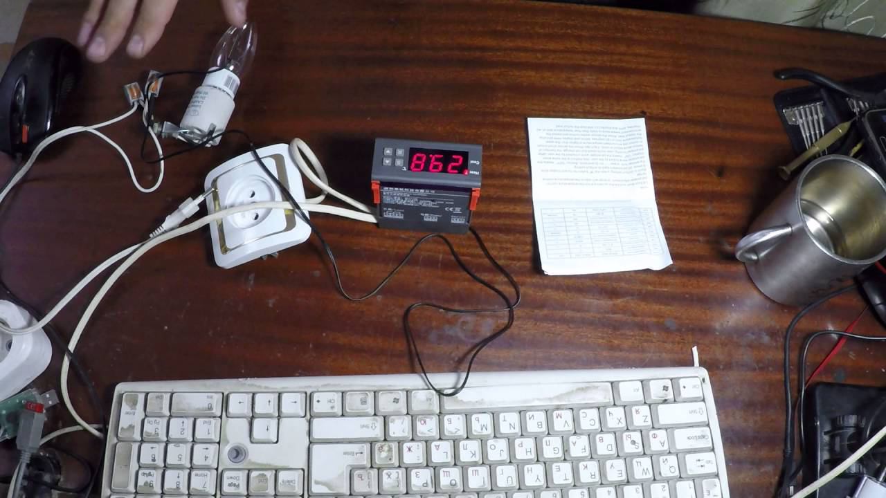 Терморегулятор из китая с порогом 0,1градус. Точный. Для ректификации.220Вольт.MH1210B