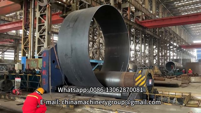 4-валковый листогибочный станок для производства ветряных башен