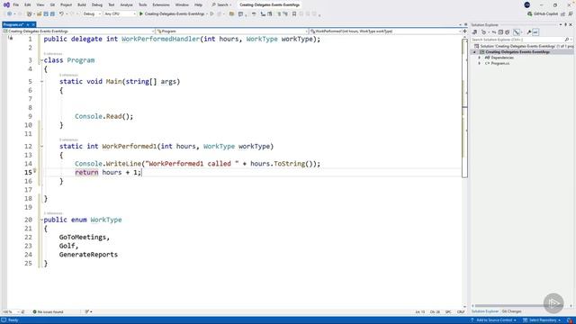 10. Creating a Delegate