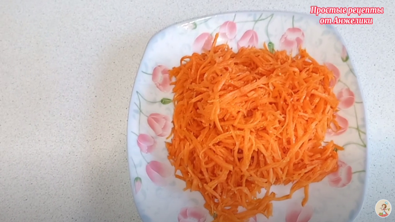 Салат из моркови по-корейски. Знакомая кореянка открыла мне тайну приготовления салата!.mp4