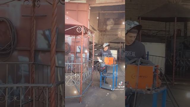 Беседки с элементами ковки | Беседки под заказ | Беседки из металла