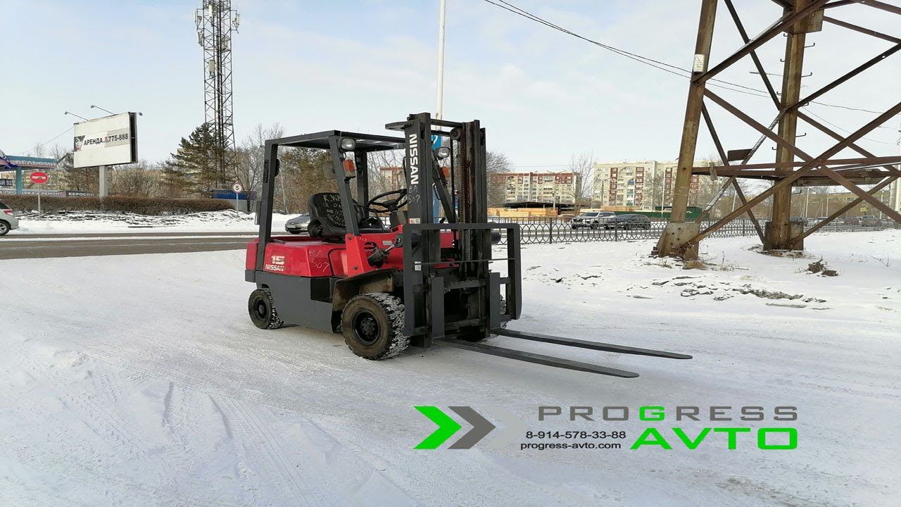 Как выбрать вилочный погрузчик смотри обзор и запоминай / японский погрузчик 1.5 тонн NISSAN FG15