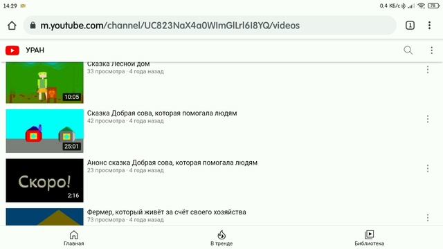 Разбор канала Уран