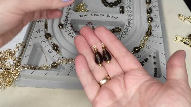 Украшение трансформер из дымчатого кварца своими руками