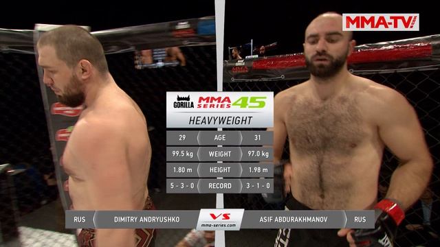 ММА Серия-45: Peter Strike | Димитрий Андрюшко (Россия) - Асиф Абдурахманов (Россия)