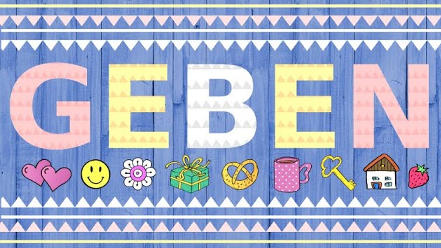 Deutsch A2 / B1: das Verb "geben" - German lesson for intermediate learners: "to give"