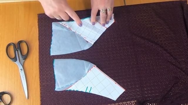 Раскрой платья с рельефами и рукавом реглан.mp4