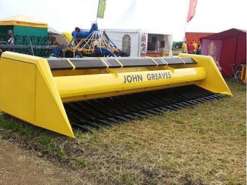 Жатка для уборки подсолнечника Джон Гривс (Бердянские жатки)