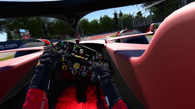 F1 в VR режиме | F1 VR mode | Track Monza 1.23.3 | 17.08.2024 | Pico 4 Bitrate 1 Gbs Codec AVC