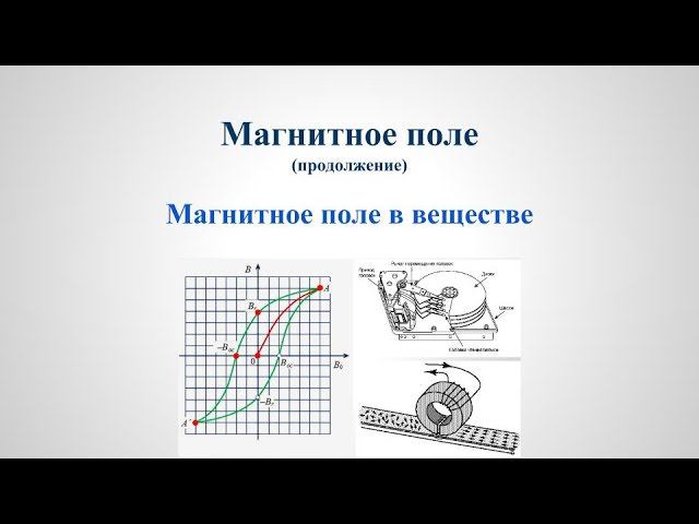 Магнитное поле в веществе v1