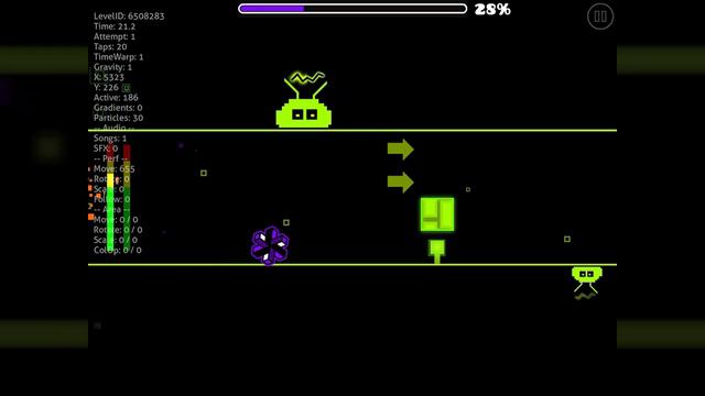 Уровень ReTray / Geometry Dash прохождение онлайн уровня (неофициальный) от DimaVikulov26. ⭐️⭐️