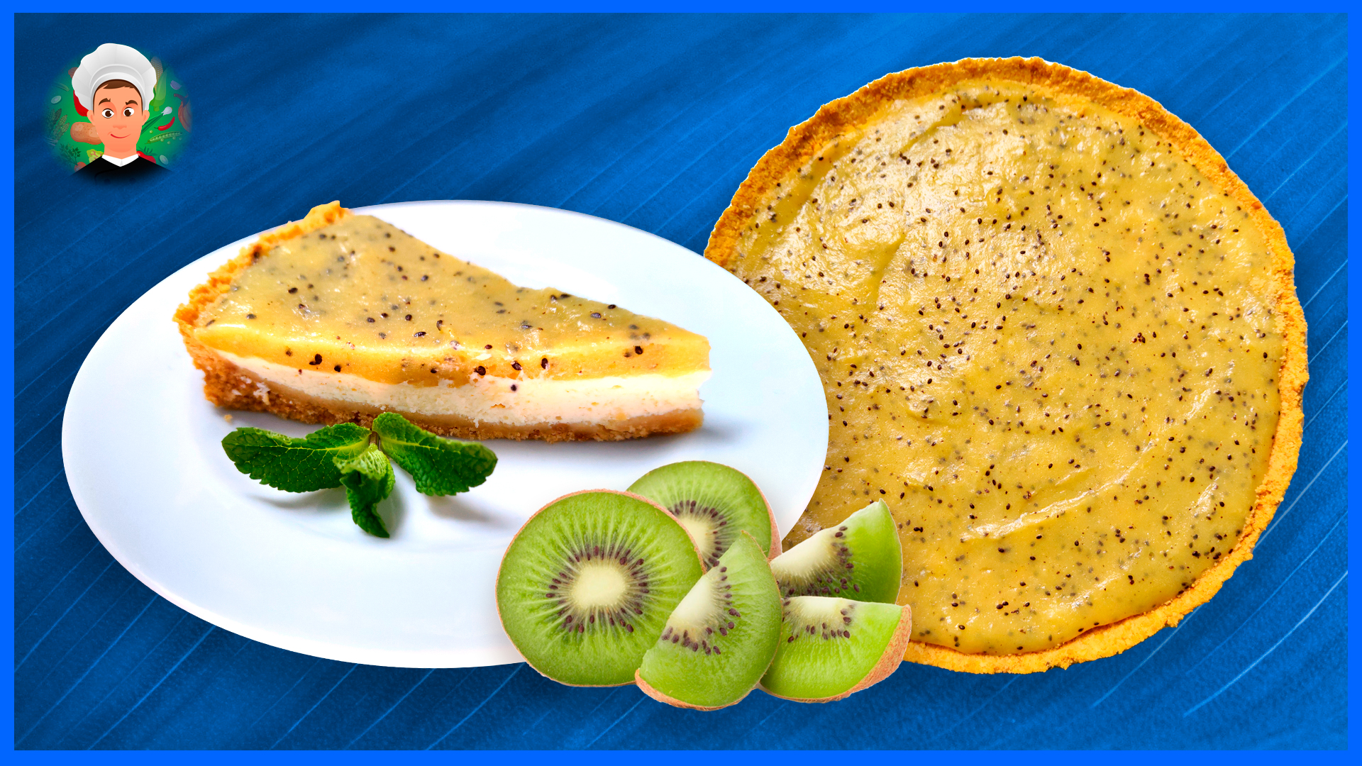 Этот ДЕСЕРТ С КИВИ радует глаз, и поднимает настроение!! Вариант для полдника