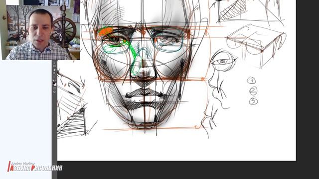 Как рисовать портреты и их анатомию