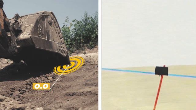 Система нивелирования FJDynamics для экскаватора Exavator_3d