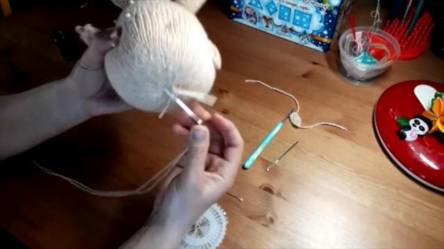 Кукла Василиса. Часть - 6 сшиваем, делаем утяжки. Подробный мастер класс, связана на спицах.