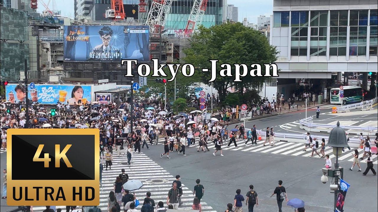 Прогулка по Токио и району Сибуя, Япония, 4к + Бонус — Tokyo Skytree
