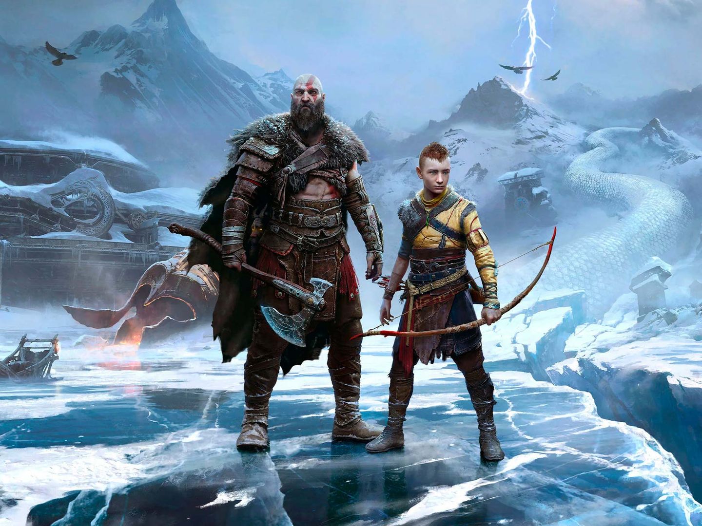 God of War Рагнарёк PS5  30 серия охота на горыныча