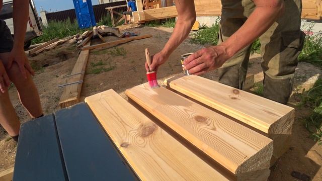 50 оттенков серого. Подбор краски для внешних стен дома из клееного бруса