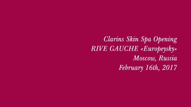 Торжественное открытие Clarins Skin Spa в РИВ ГОШ «Европейский» в Москве