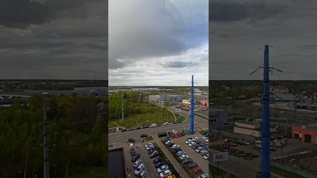 Очень красивое видео быстрой жизни 3 часа за 1 минуту | Москва из окна