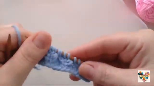 Узор спицами. Чешуйки. Узор можно вязать как сверху в низ так и на оборот. Вяжем легко и быстро.#Узо