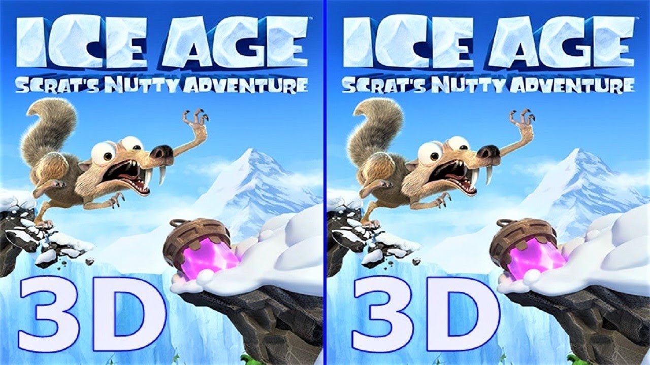 Ice Age   Scrat's Nutty Adventure 3D video SBS VR box google cardboard