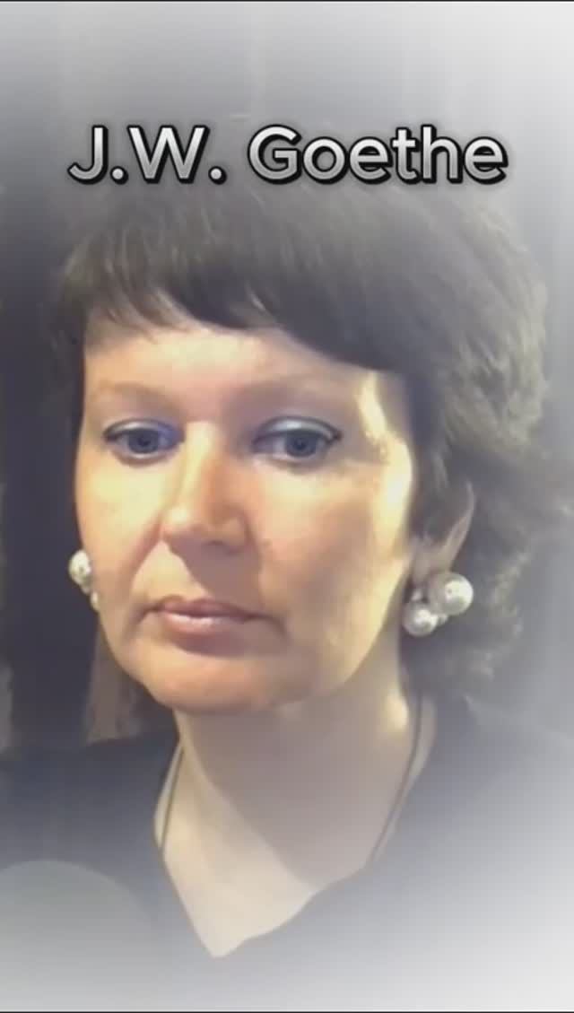 J.W. Goethe "Über allen Gipfeln ist Ruh" (deutsch)