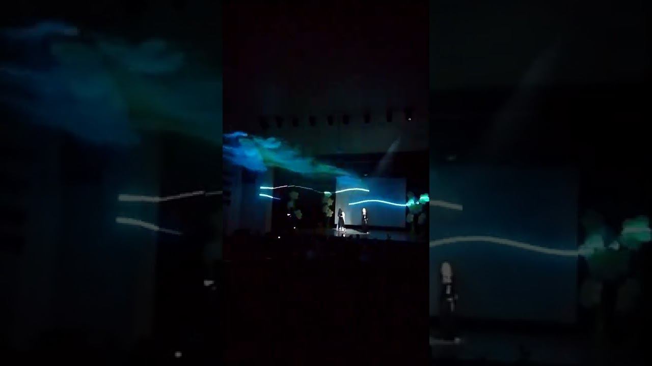 Лазерное сопровождение вокала