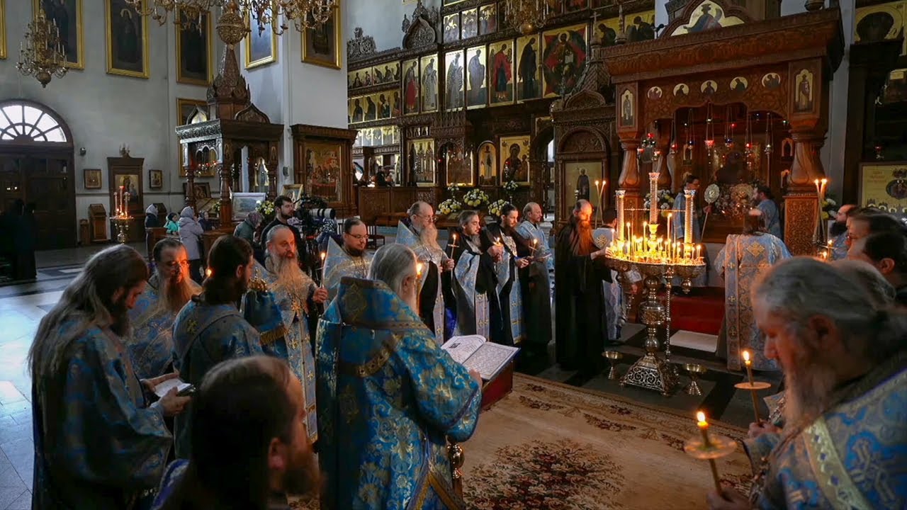 Молебен с акафистом нараспев Святогорской иконе Божией Матери 12.10.2023 г.