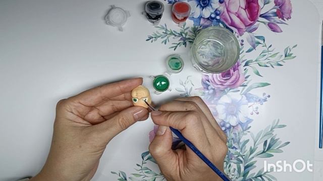 Ватная игрушка "Маша", часть 1