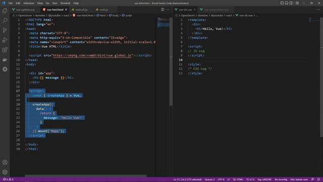 Полный курс Vue 3 _ #1 Как использовать_ Composition и Options API