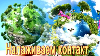 Налаживаем контакт с растительным Миром Природы